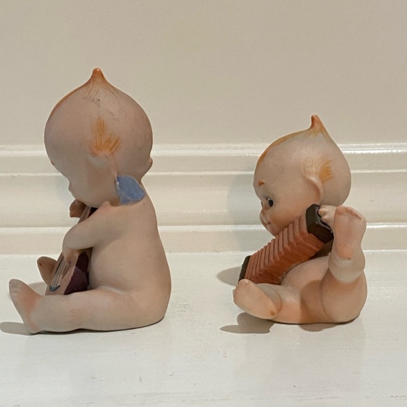 Accents | Vintage Porcelain Kewpie Cupid Doll Figurines Mandolin ...